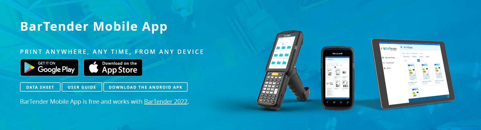 Novo aplicativo BarTender: otimiza os processos de rotulagem